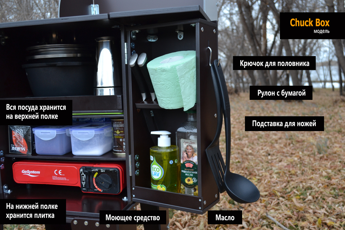Кемпинговая кухня «Чак бокс» — сhuckbox.ru